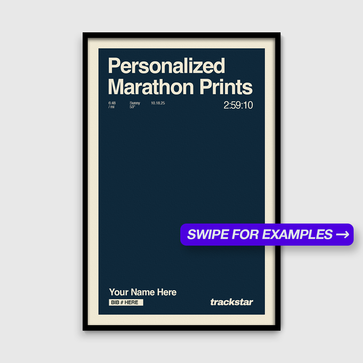 Custom Trackstar Print (Any Race)